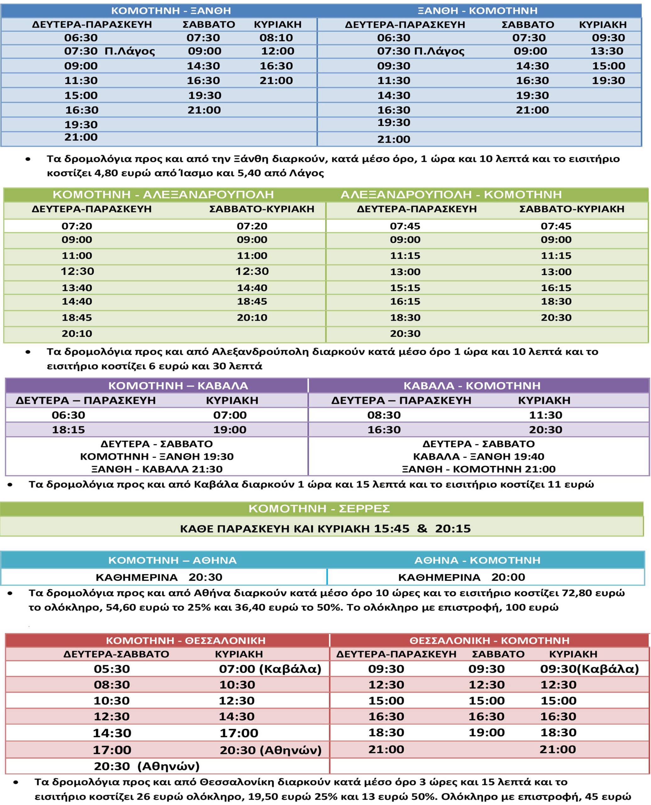 ΑΠΟ 11 ΣΕΠΤΕΜΒΡΙΟΥ ΞΑΝΑ ΑΠΕΥΘΕΙΑΣ ΔΡΟΜΟΛΟΓΙΑ ΓΡΑΜΜΗΣ ΚΑΒΑΛΑΣ – ΚΥΡΙΑΚΗ ...